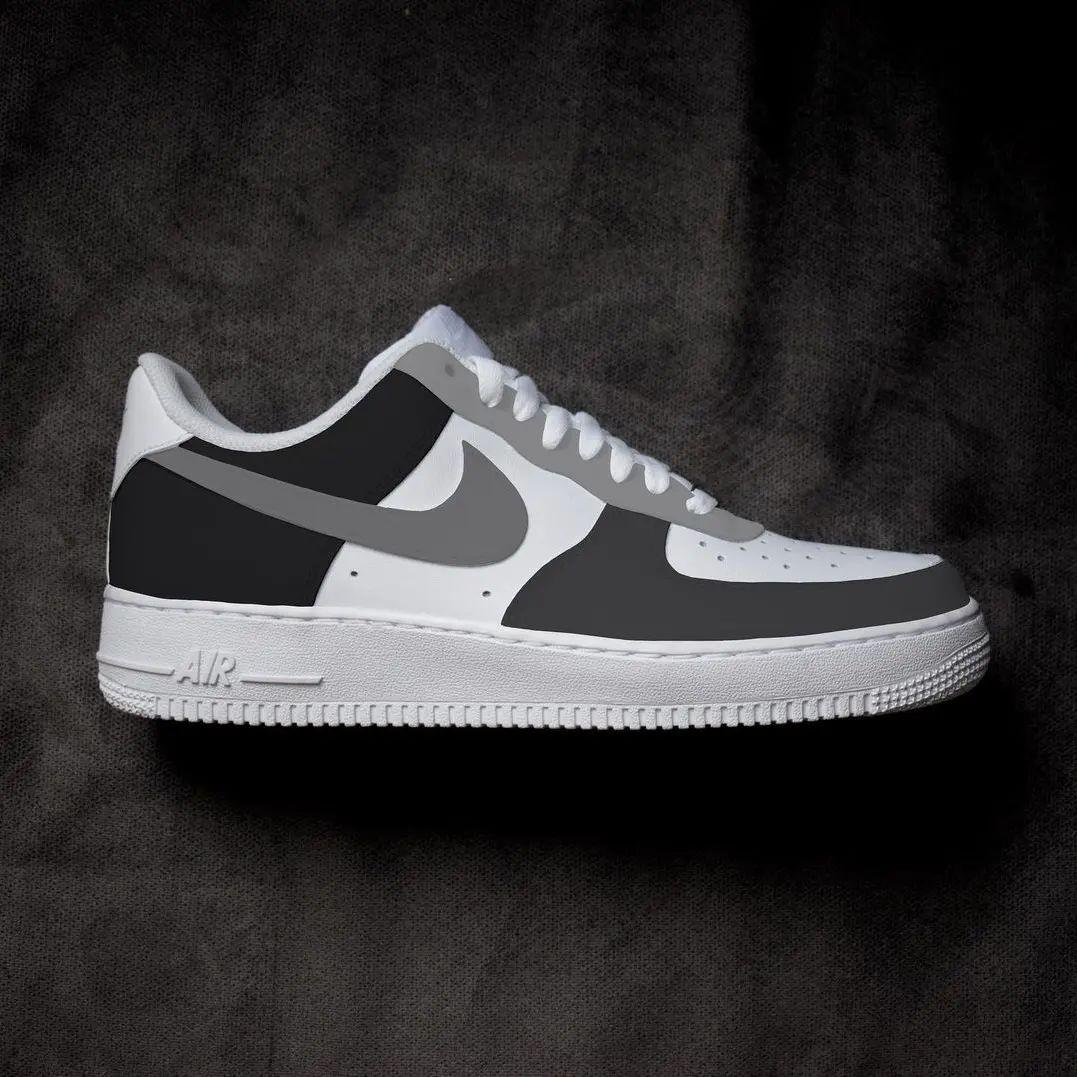 Af1 Custom Black Colour Block Air Force 1 – oicustom