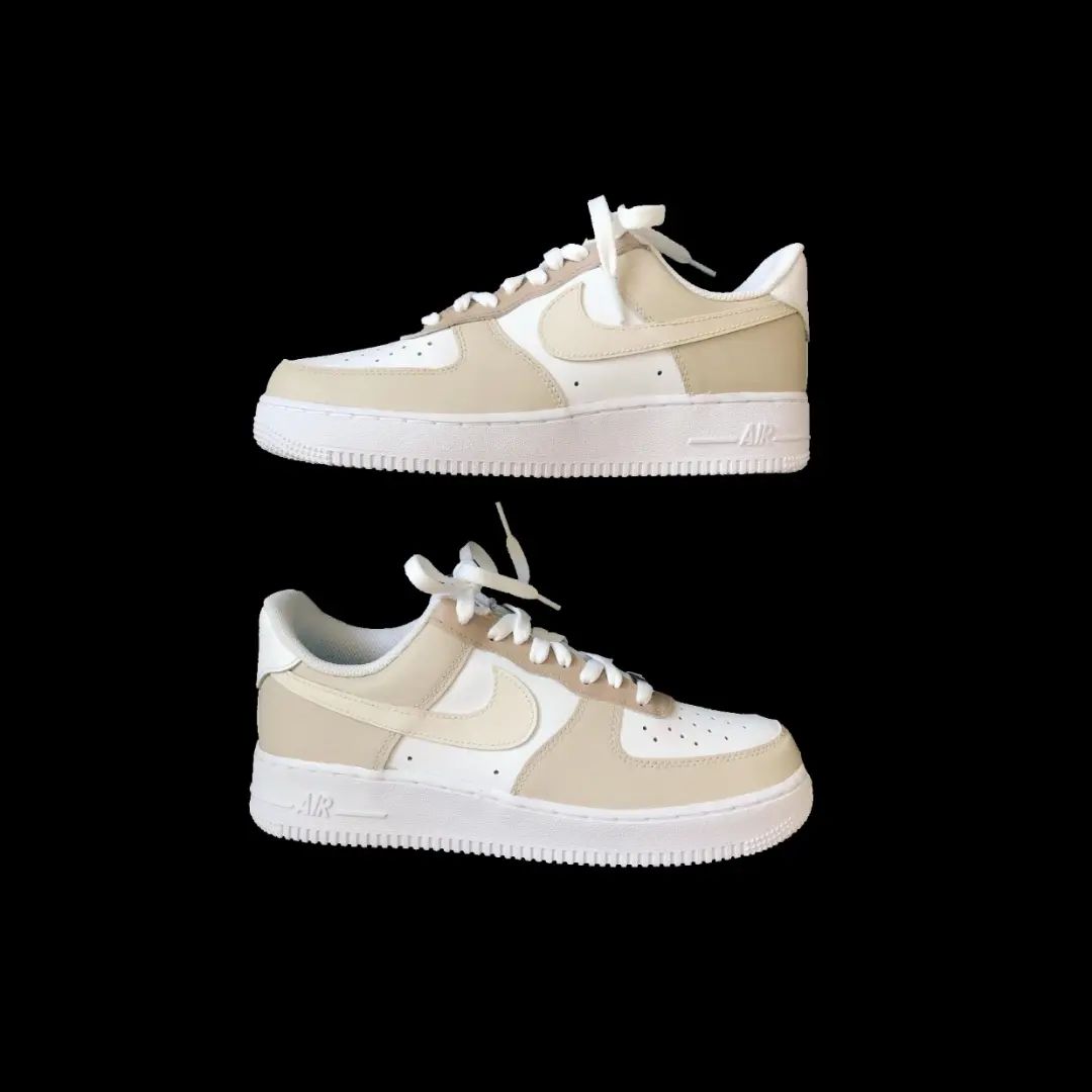 Af1 Custom Cream Brown Air Force 1 – oicustom