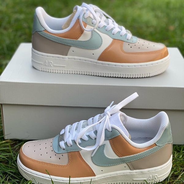 Basic Color Custom Air Force 1’s Orange – oicustom