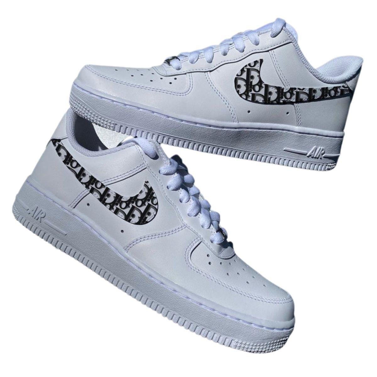 Black Print Tick AF1 – oicustom