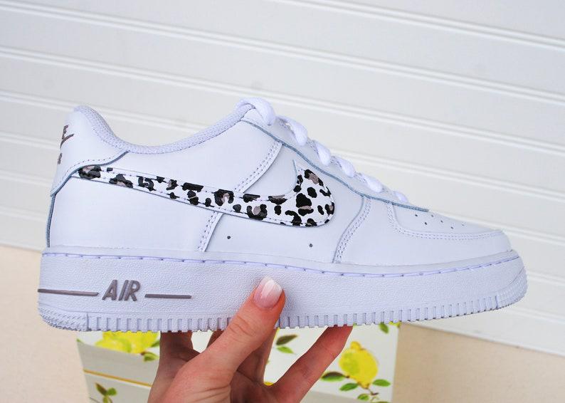cheetah air force 1 handpainted cheetah design – oicustom