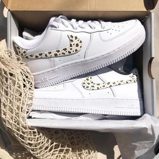 Custom Nike Air Force Ones Cheetah 🍜 Cheetah Print Af1 – oicustom