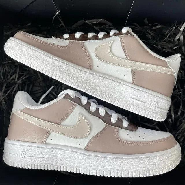 Chocolate ColorBlock Af1 – oicustom
