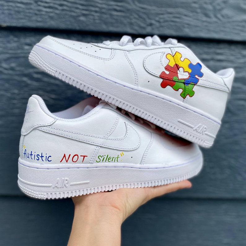 Custom Air Force 1 Autism Awareness – oicustom