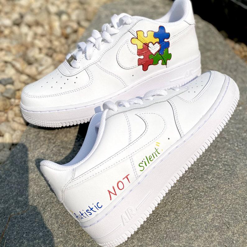 Custom Air Force 1 Autism Awareness – oicustom