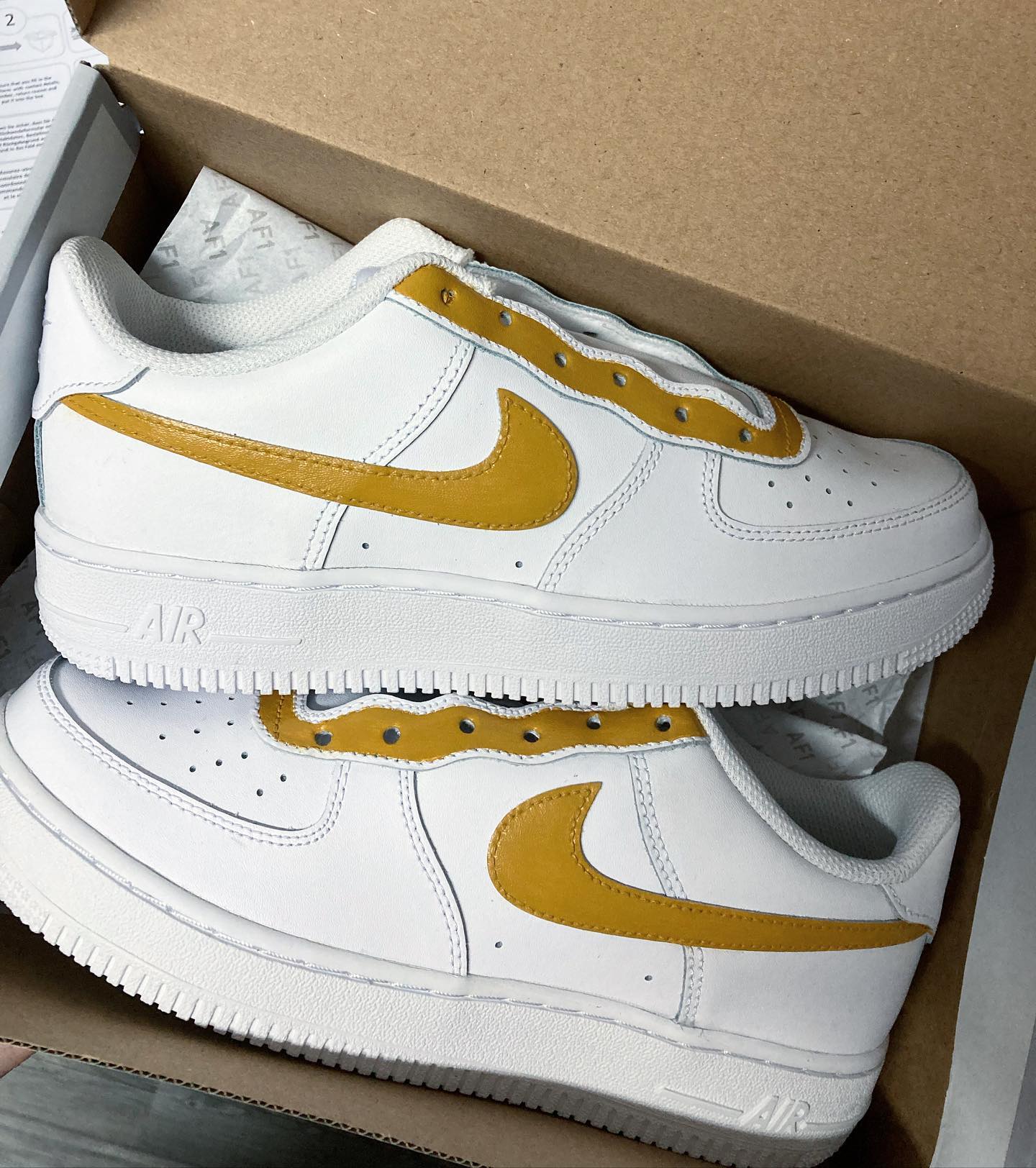 Custom Air Force 1 Cream – oicustom
