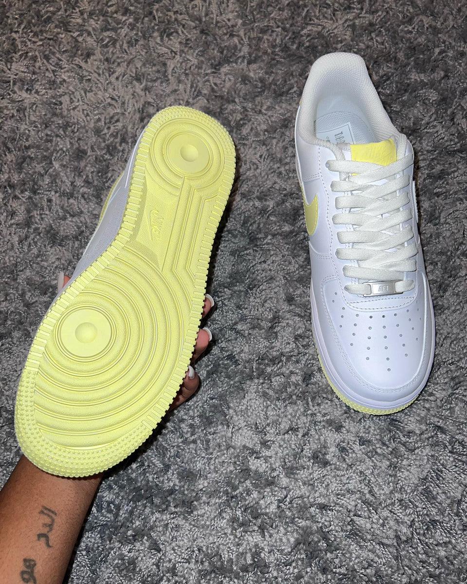 Custom Air Force 1 LEMON DROP – oicustom