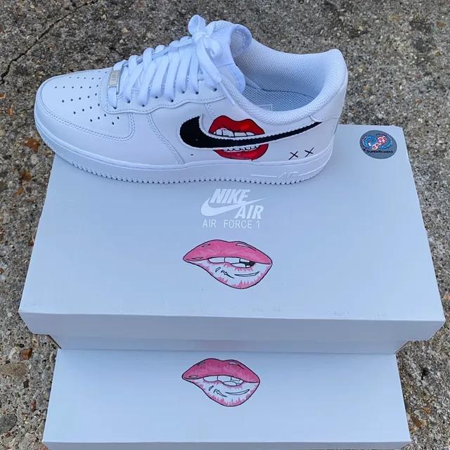 Custom Air Force 1 Red Lips Grr – oicustom