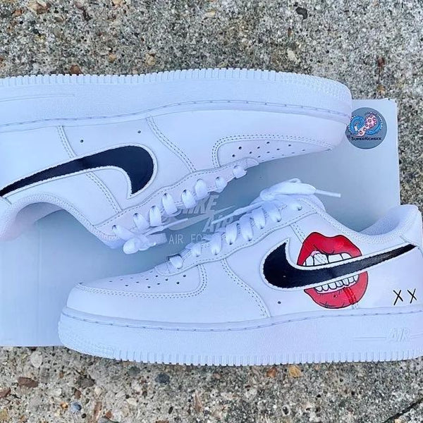 Custom Air Force 1 Red Lips Grr – oicustom
