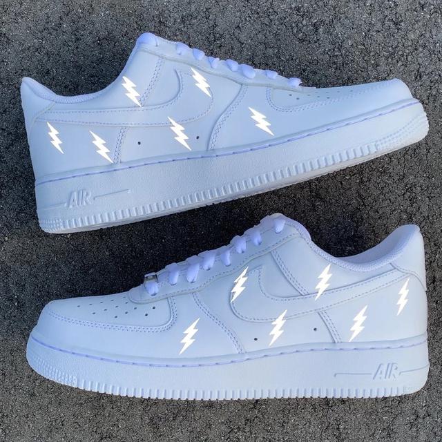 Custom Air Force 1 Reflective Lightning Bolt – oicustom