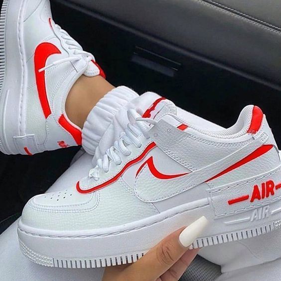 Custom Air Force 1 Shadow Red – oicustom