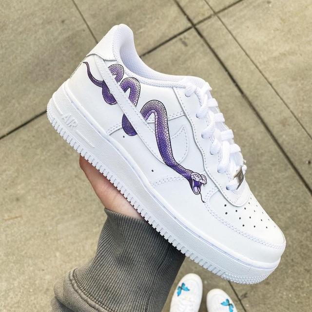 Custom Air Force 1 Snake Purple – oicustom