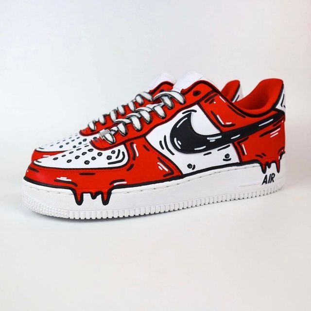Custom Air Force One Bloody Drip Af1 – oicustom