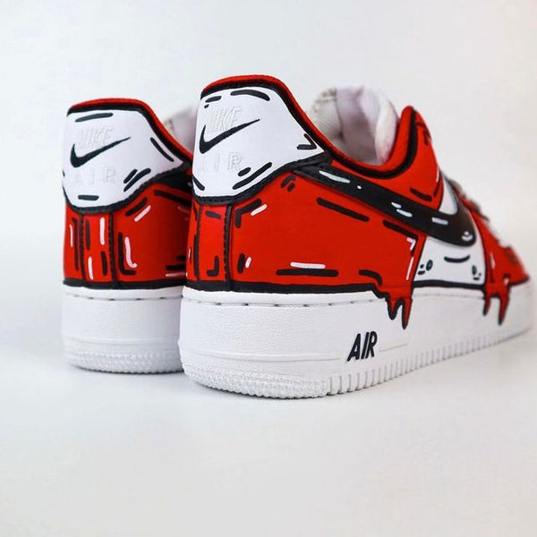 Custom Air Force One Bloody Drip Af1 – oicustom