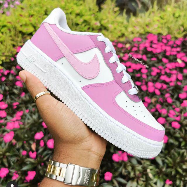 Custom Air Force One Pink Block Af1 – oicustom
