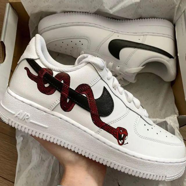 Custom Air Force One Velvet Snake Af1 – oicustom