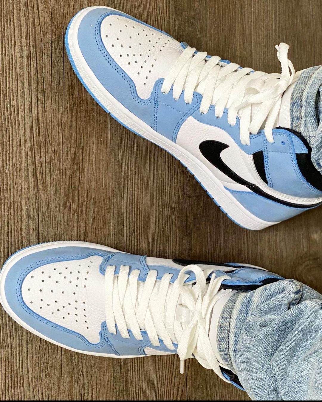 Custom Air Jordan 1 Baby Blue – oicustom