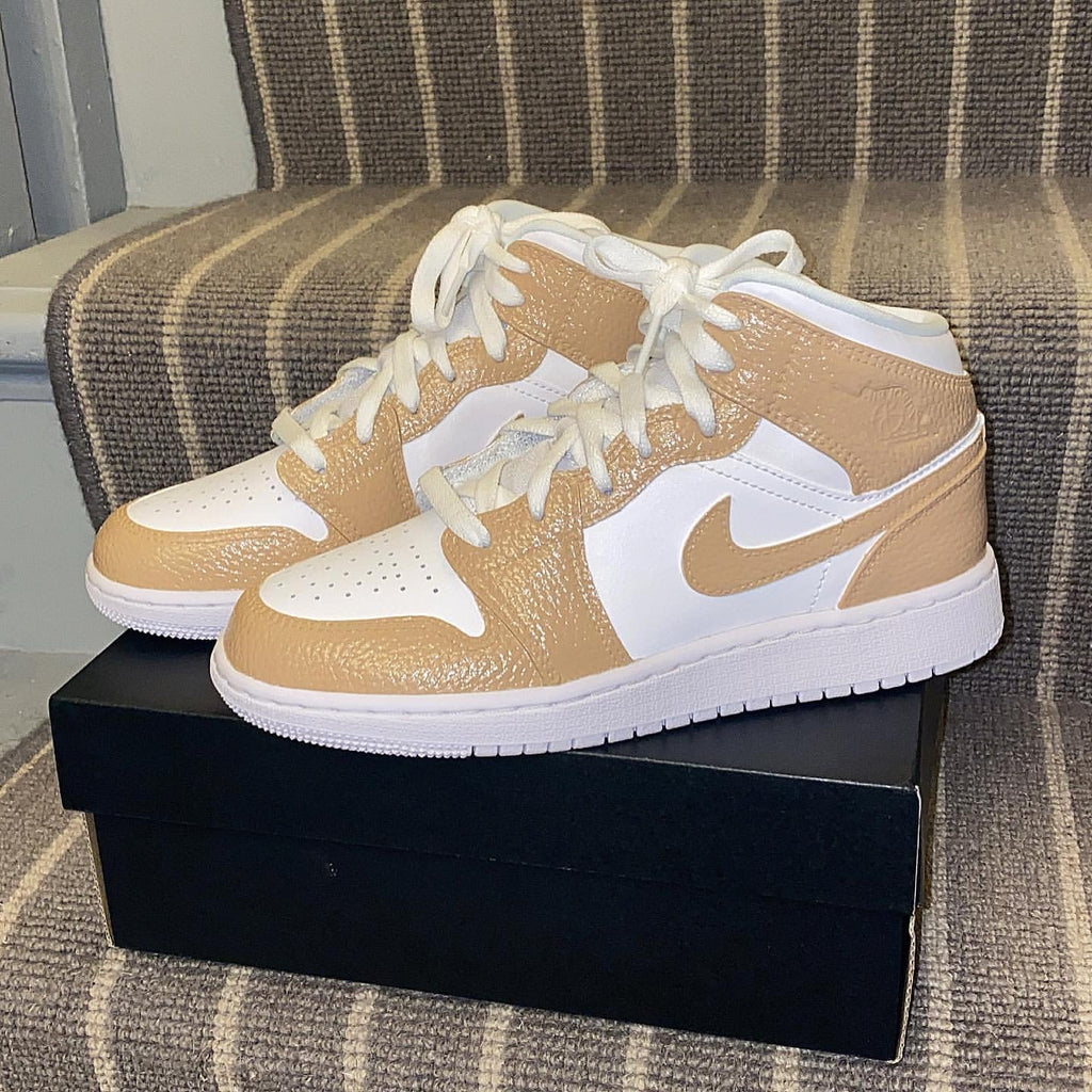 Custom Air Jordan 1 Beige – oicustom