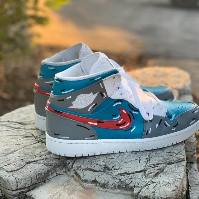 Custom Air Jordan 1 Cartoon Back Future – oicustom