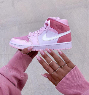 Custom Air Jordan 1 Digital Pink – oicustom