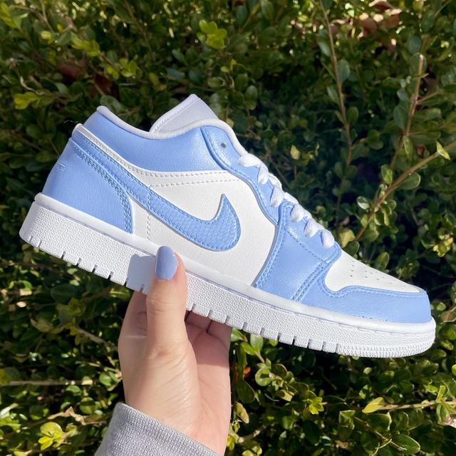 Custom Air Jordan 1 Lavender Colorblock – oicustom