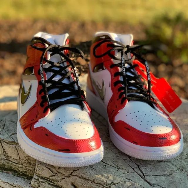 Custom Air Jordan 1 Off White Inspired Cartoon – oicustom