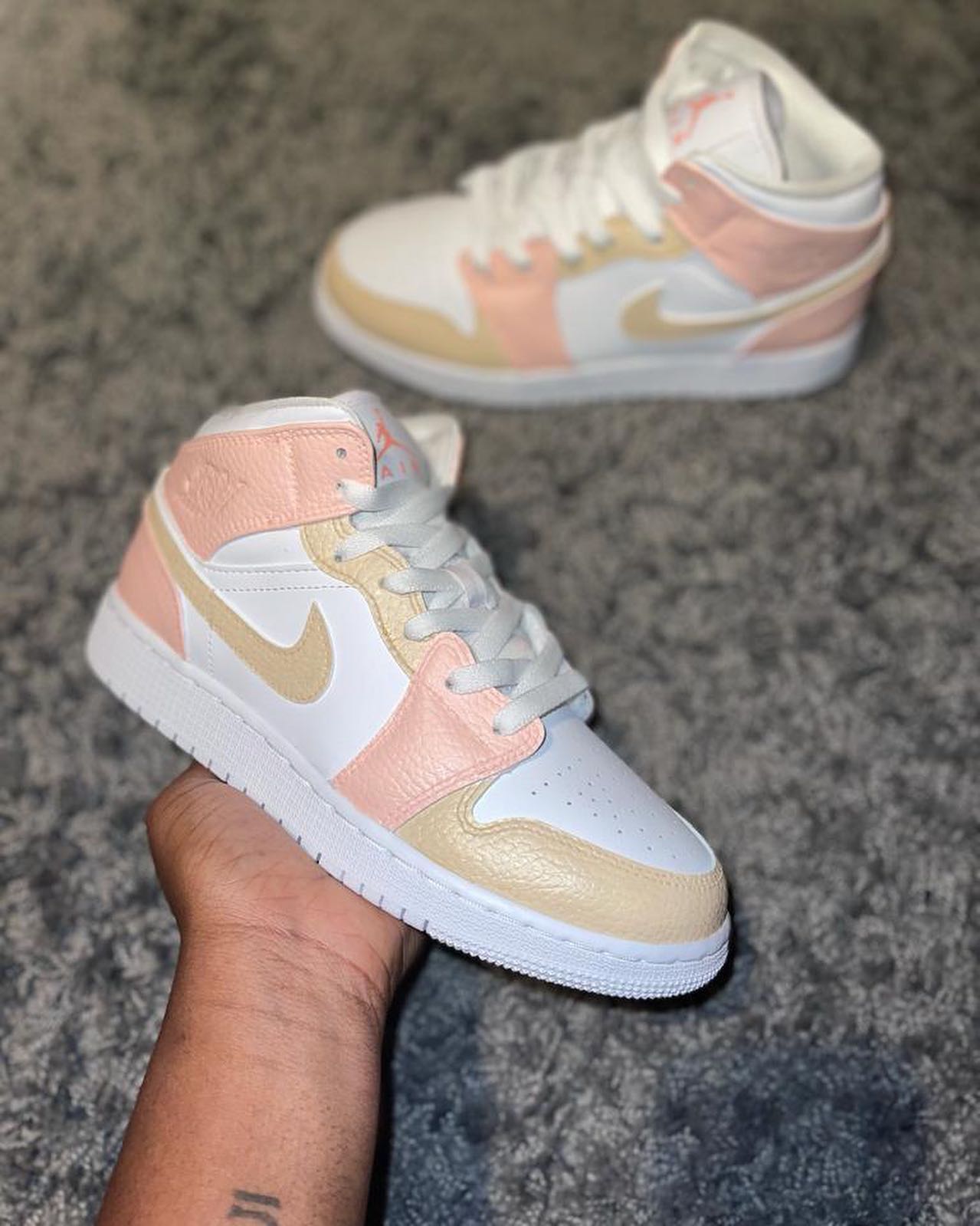 Custom Air Jordan 1 PASTEL PRINCESS – oicustom