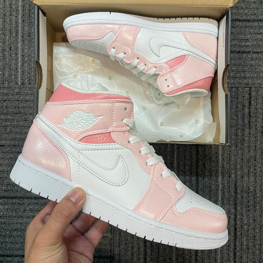 Custom Air Jordan 1 Peach pink – oicustom