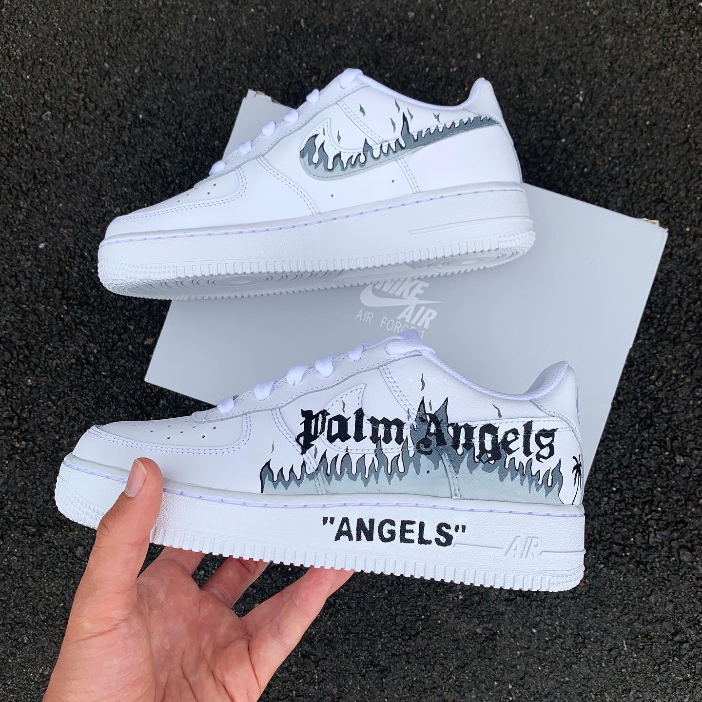 Custom Nike Air Force 1 Palm Angel – oicustom