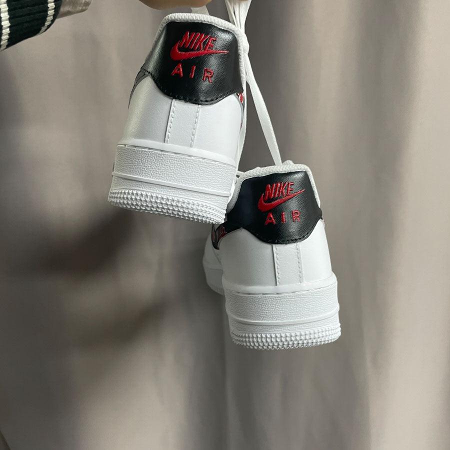 Custom Nike Air Force 1 Red Clouds – oicustom