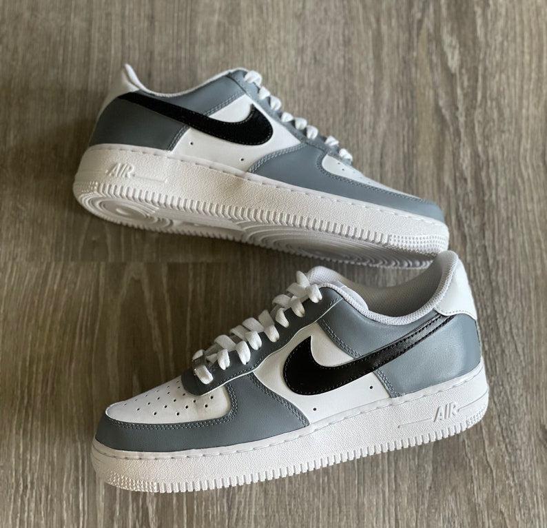 Grey Air Force 1 Custom – oicustom