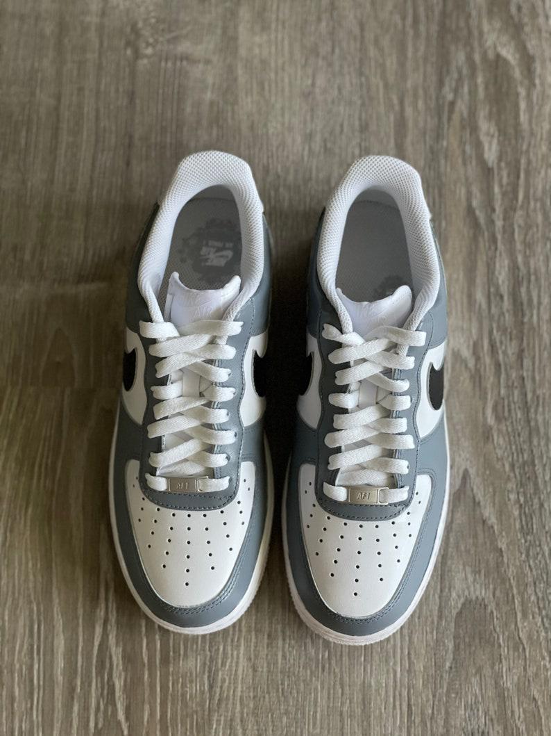 Grey Air Force 1 Custom – oicustom