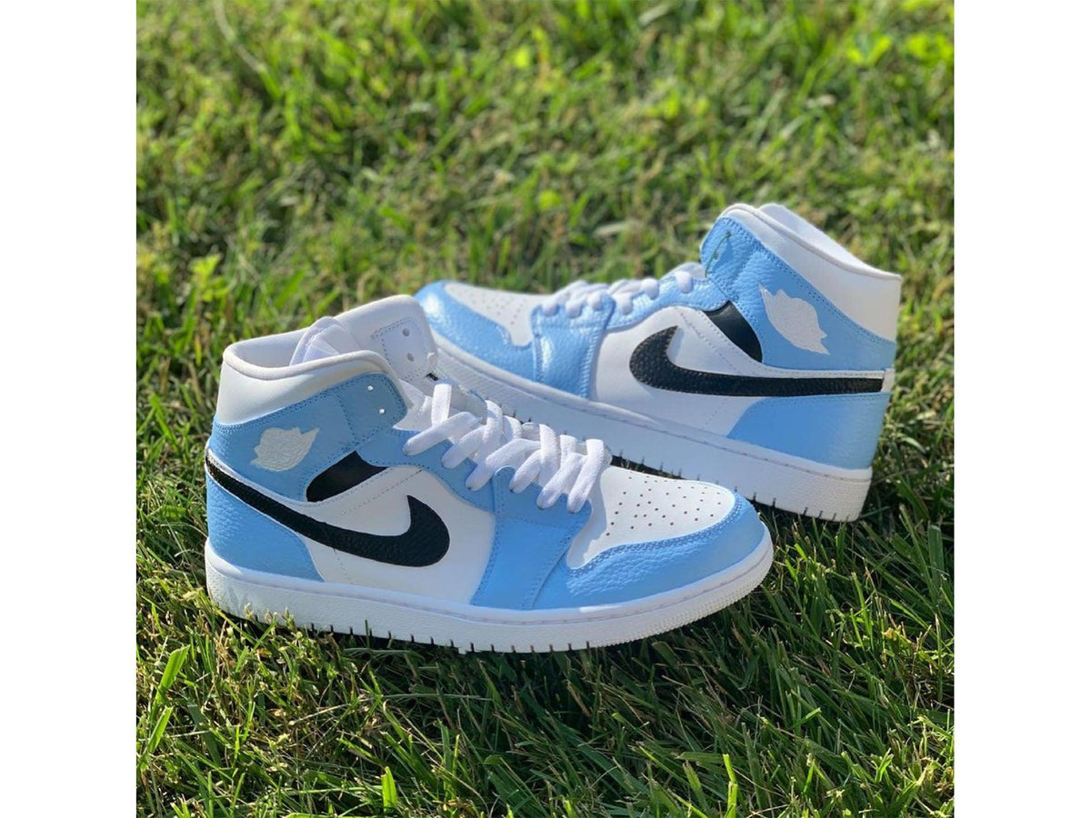 Light Blue Air Jordan 1 Custom – oicustom