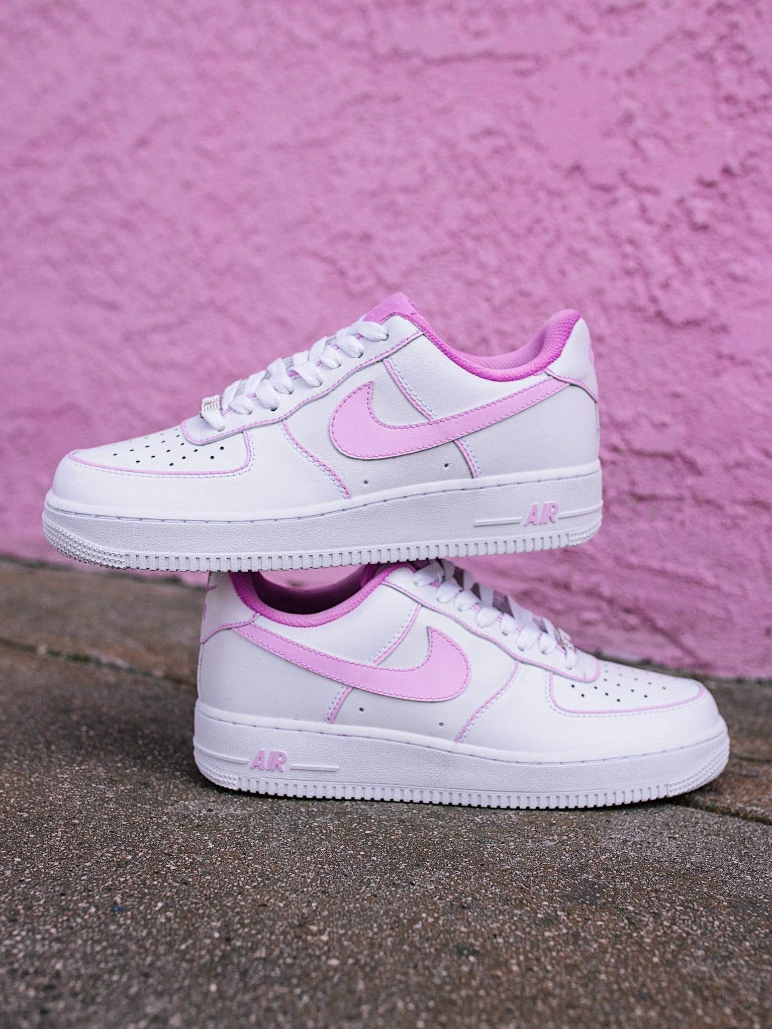 Moody Mood Collection AF1 Pink Outline Air Force 1 – oicustom