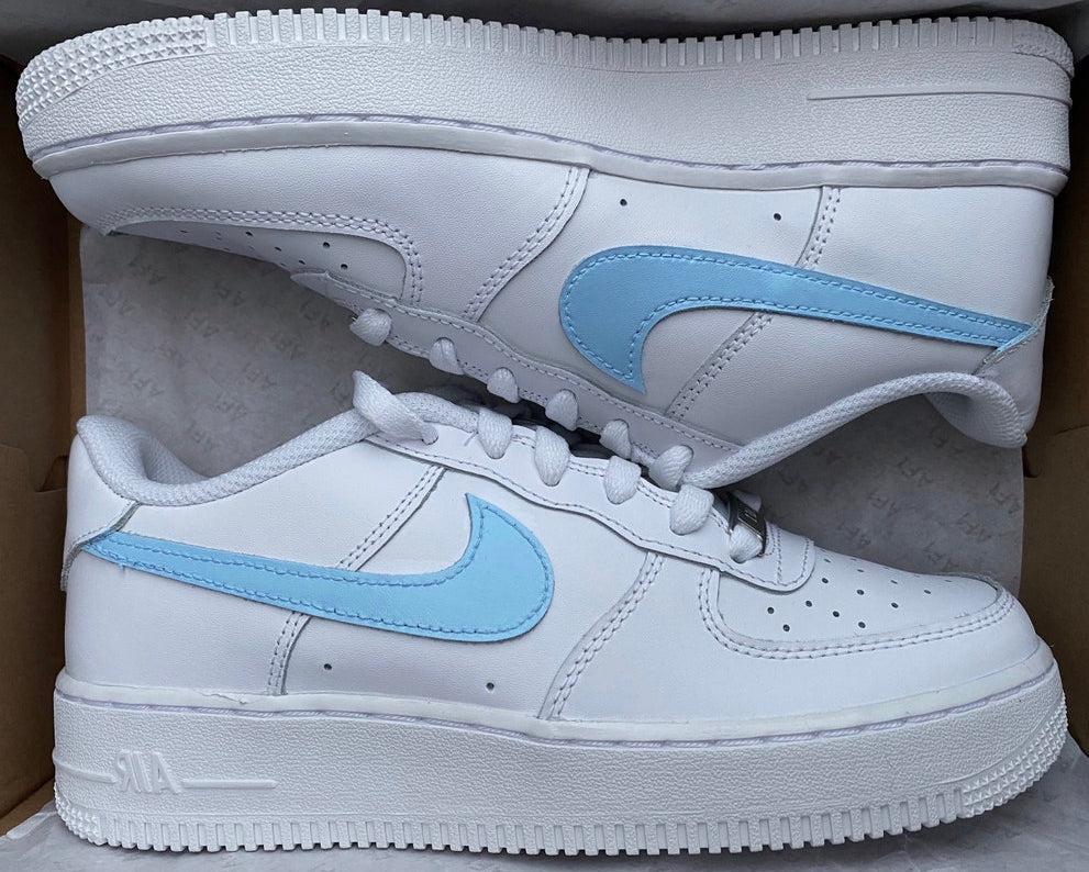 Nike Air Force 1 Blue Tick Design air – oicustom