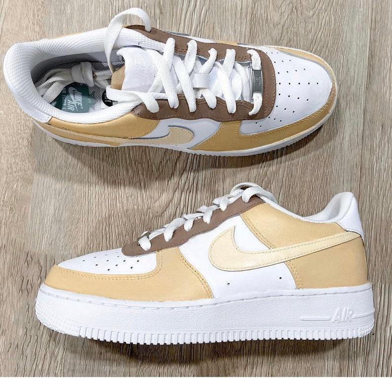 Nike Air Force 1 Custom AF 1 Tan – oicustom