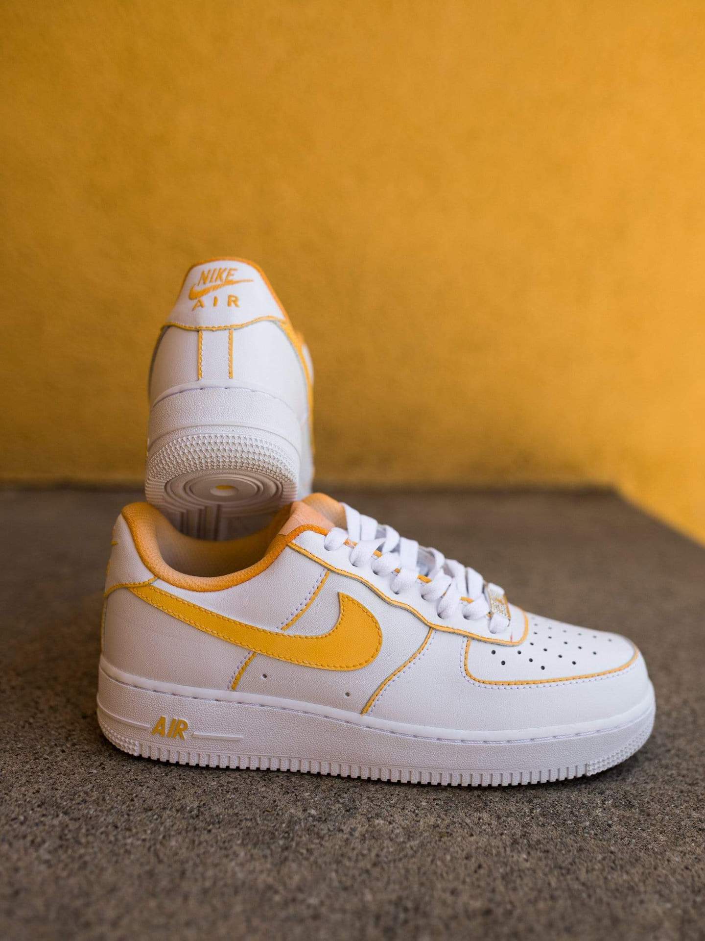 Peachy Mood Collection AF1 Orange Outline Air Force 1 – oicustom
