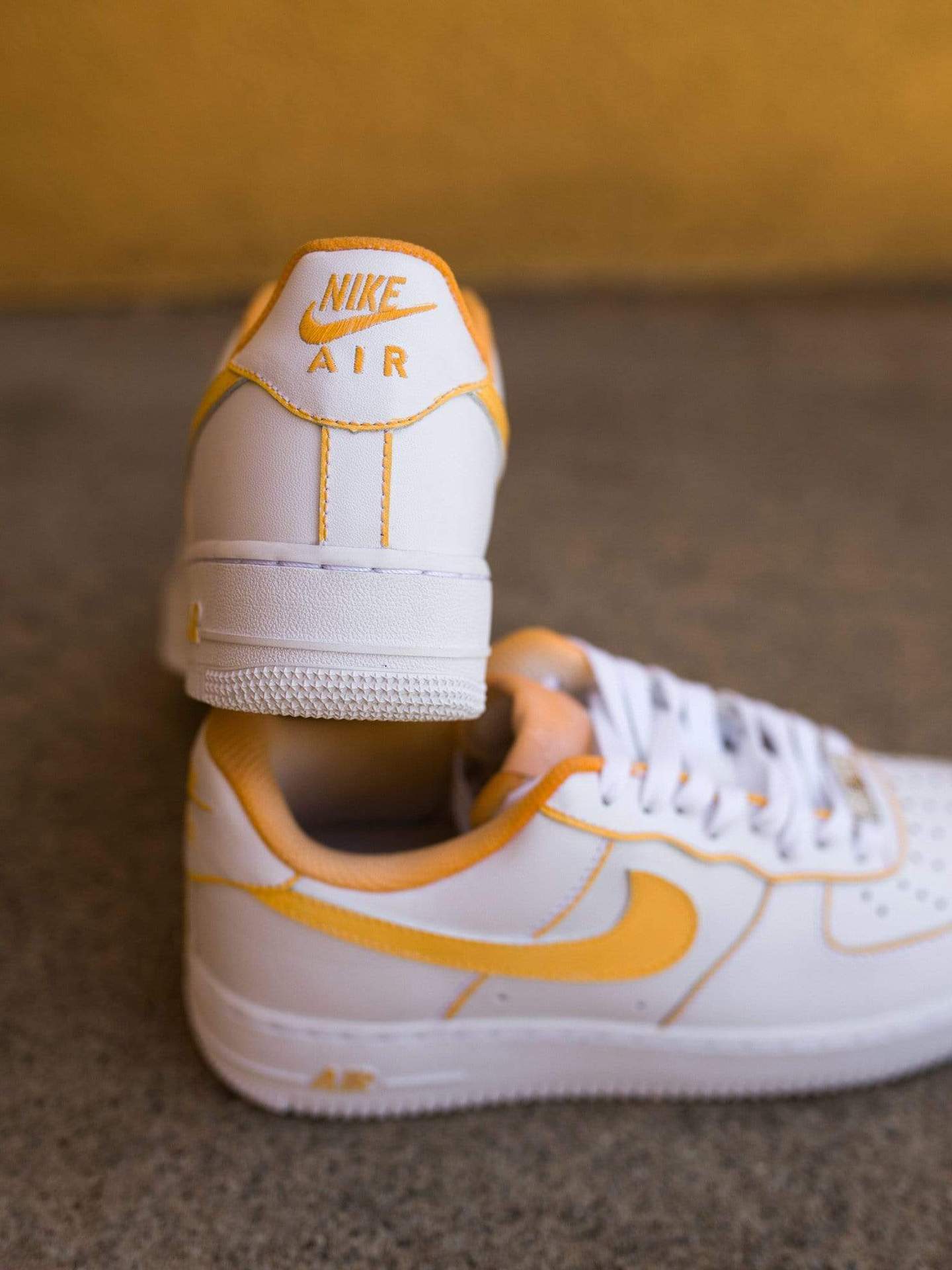 Peachy Mood Collection AF1 Orange Outline Air Force 1 – oicustom