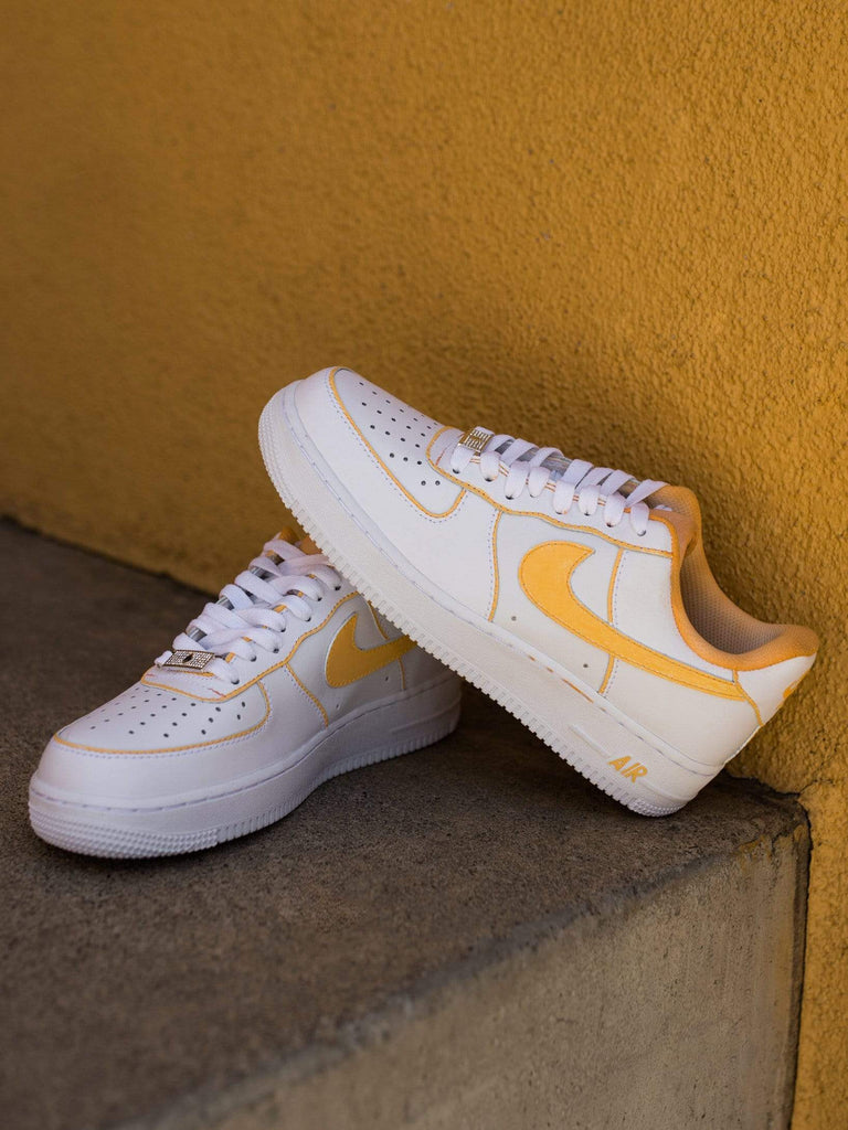 Peachy Mood Collection AF1 Orange Outline Air Force 1 – oicustom