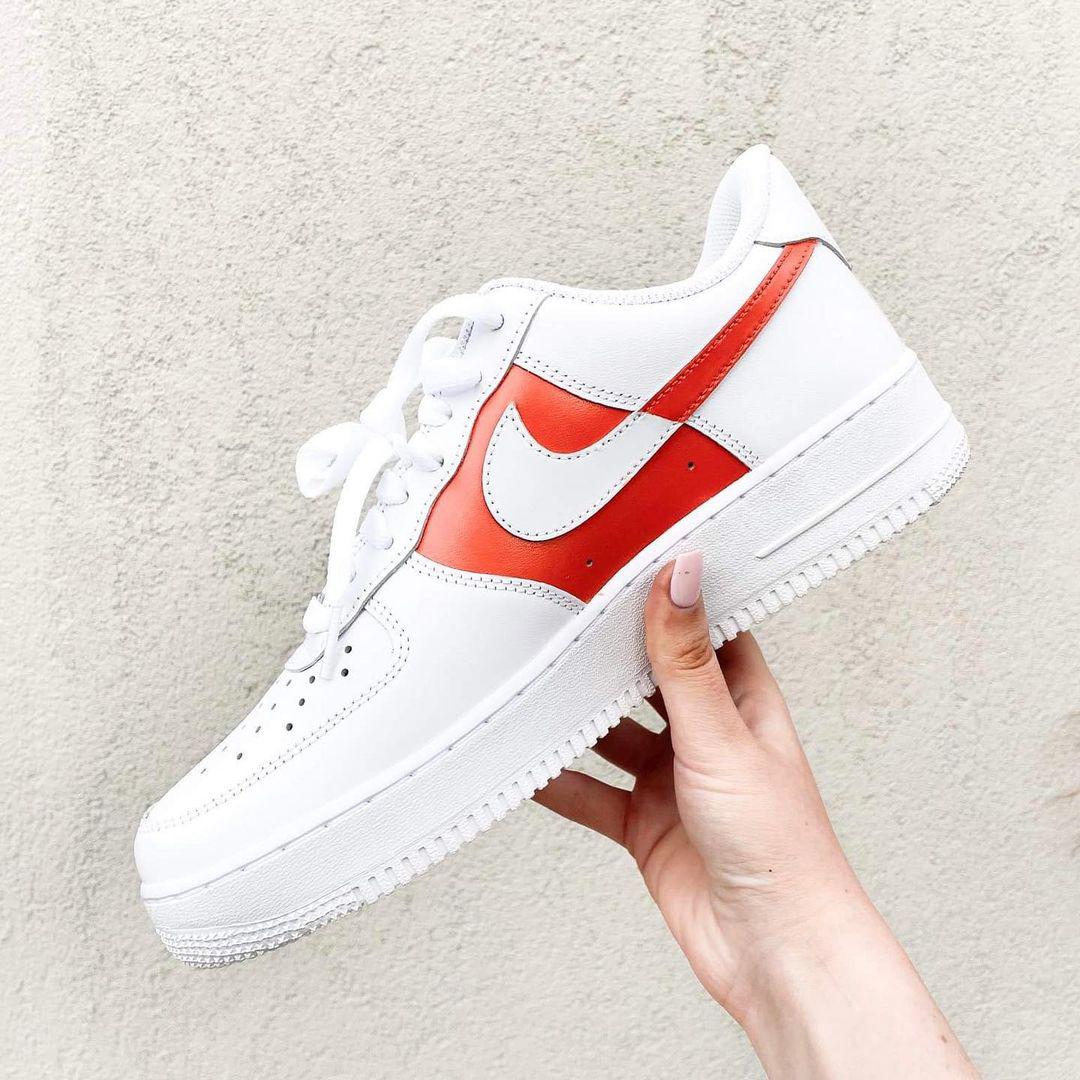 Red Air Force 1s – oicustom