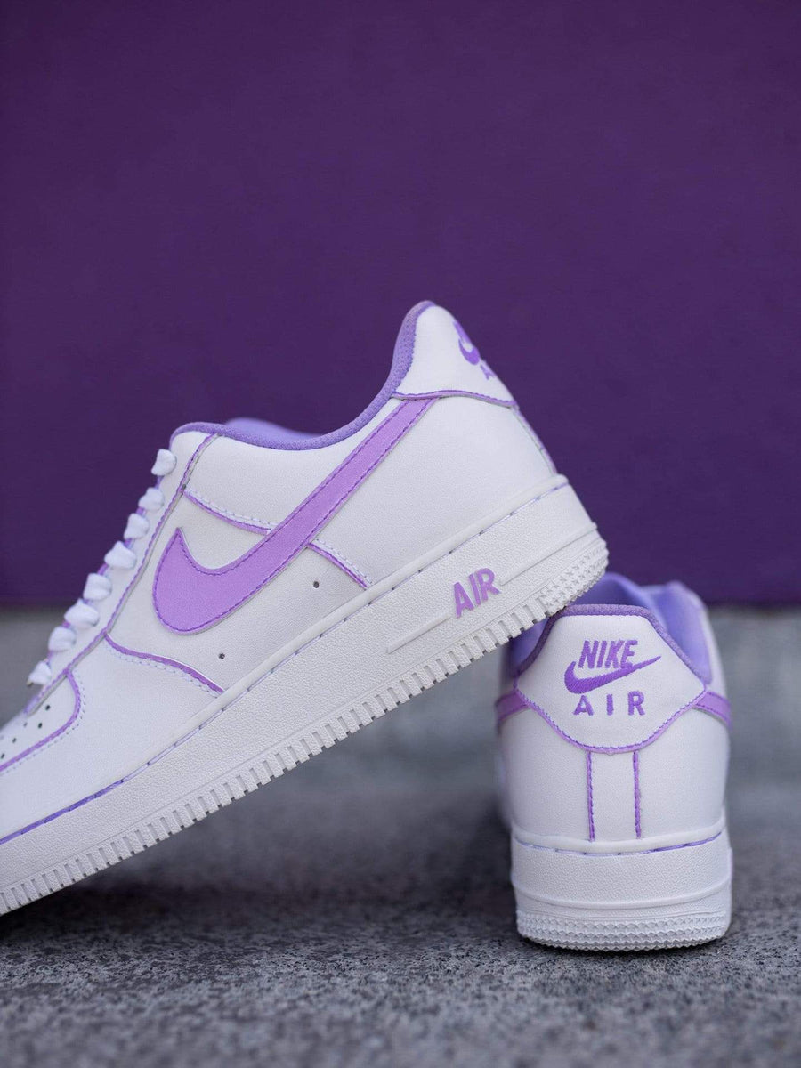 Sassy Mood Collection AF1 Lilac Purple Outline Air Force 1 – oicustom