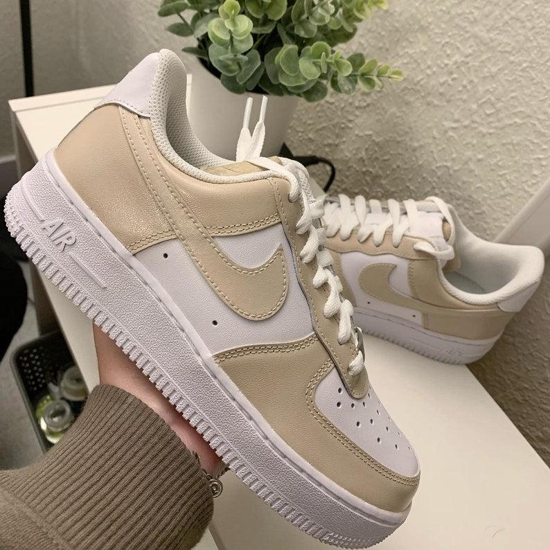 Tan Custom Air Force 1 – oicustom