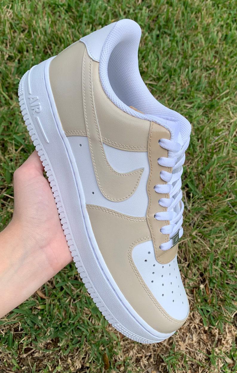 Tan Custom Air Force 1 – oicustom